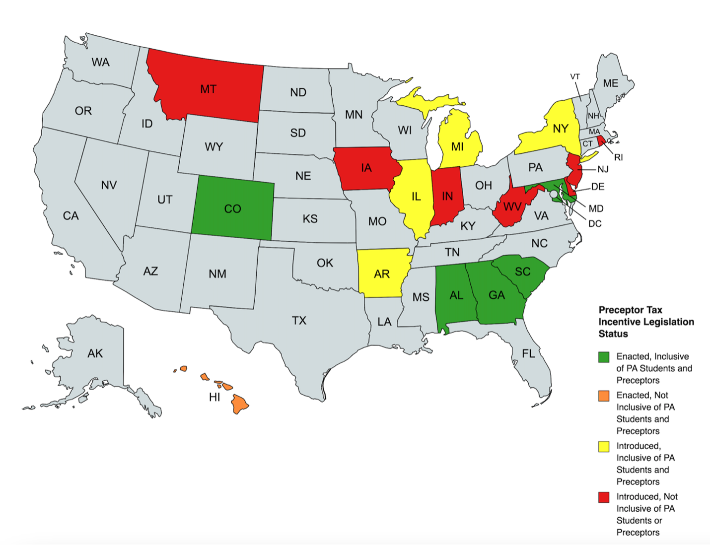 An Update on State Preceptor Tax Incentives: Where Do We Stand? | PAEA